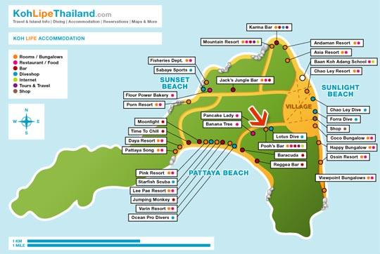 Koh Lipe térképen | KÖRnyezetvédelmi INFOrmáció